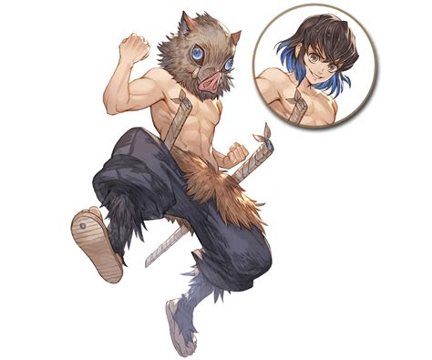 Tanjiro Nezuko Zenitsu And Inosuke Lore Granblue Fantasy Wiki