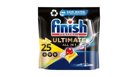 Finish Απορρυπαντικό Πλυντηρίου Πιάτων Ultimate All in 1 Λεμόνι 25 ...