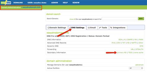 Secondary DNS With DNS Made Easy As Primary EasyDNS Technologies Inc