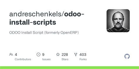 Github Andreschenkelsodoo Install Scripts Odoo Install Script
