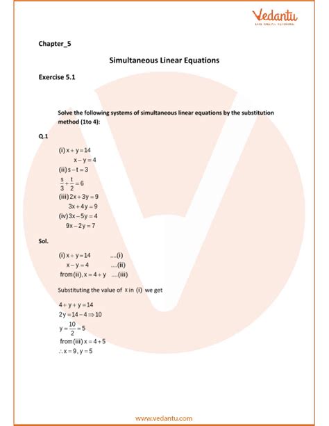 Selina Concise Mathematics Class 9 Icse Solutions For Chapter 5 Simultaneous Linear Equations