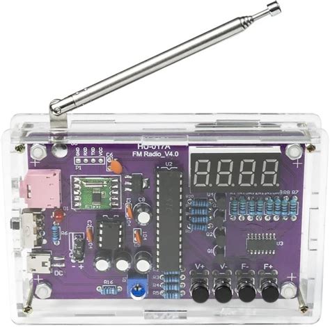 Radio Assembly Kit Frequency Modulation Circuit Board Microcontroller