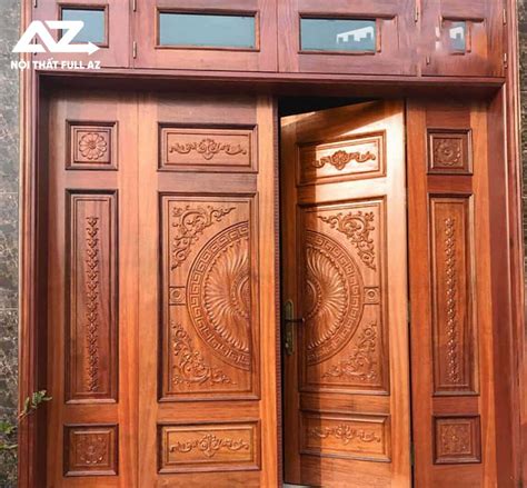 Tham Khảo 35 Mẫu Cửa Gỗ 4 Cánh Mặt Tiền đẹp 2024