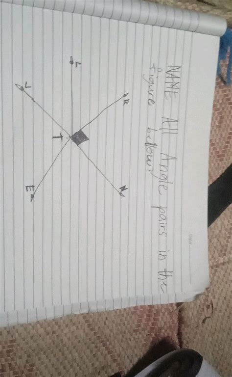 NAME All Angle Pairs In The Figure Bellow StudyX