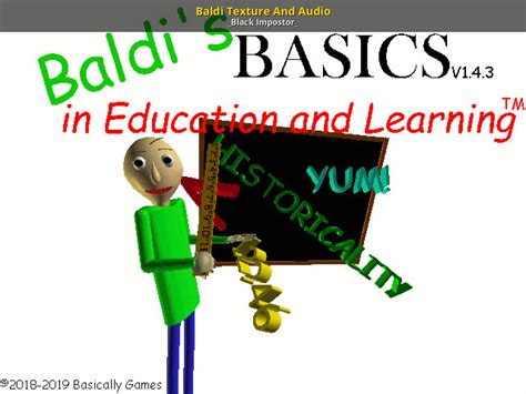 collections baldi texture and audio [baldi s basics] [modding tools]