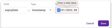 Cannot Enter Timestamp Field On Document In Firestore Issue Firebase Firebase Tools Ui