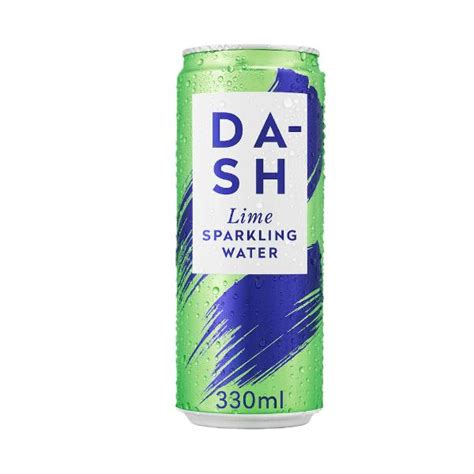 Dash Water Sparkling Lime 330ml Only Natural