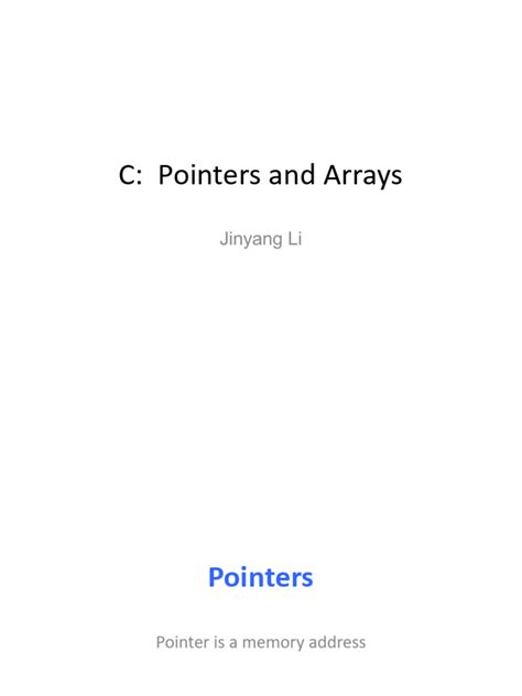 05 Pointer Array Pdf