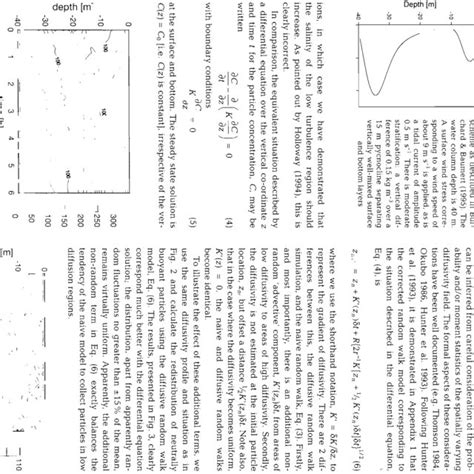 pdf using random walk models to simulate the vertical distribution of