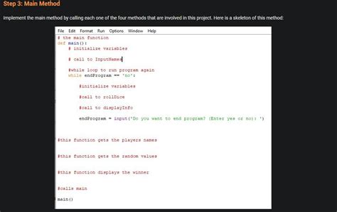Solved Create A Rolling Dice Game Using The Random Function