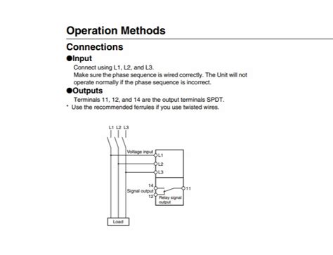 Omron K8ds Ph1 Three Phase Phase Sequence Phase Loss Relay Using