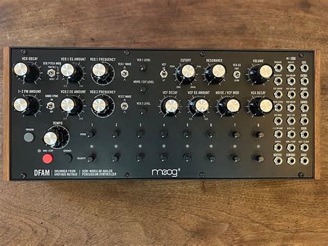 Moog Dfam Drummer From Another Mother Semi Modular Analog Reverb