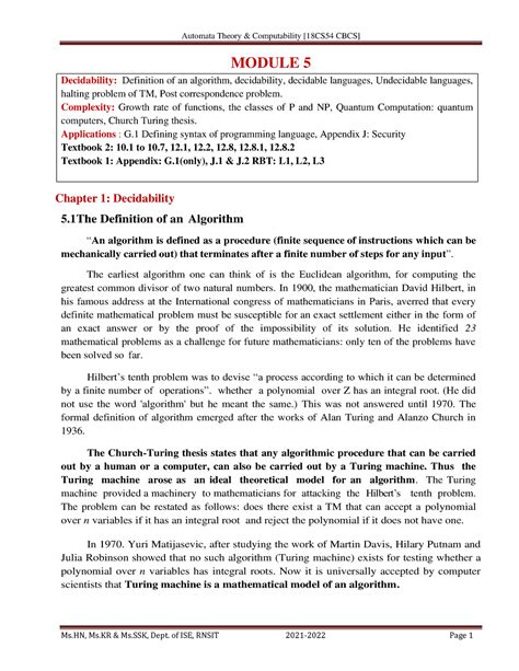 Atc Module 5 2021 Converted Module 5 Decidability Definition Of An