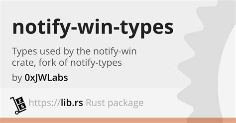 Notify Win Types Rust Filesystem Library Lib Rs