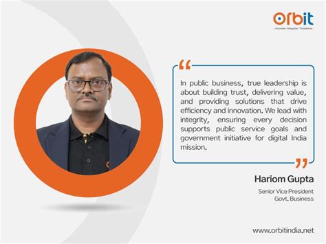 Leadership Government Technology Orbitindia Orbit Techsol 55 Comments