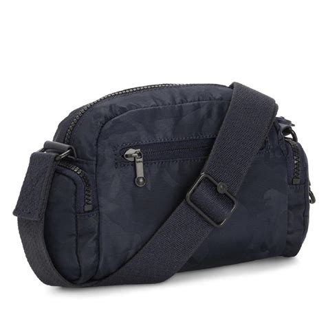Buy Kipling Womens Jenera Mini Crossbody Bag Satin Camo Blue