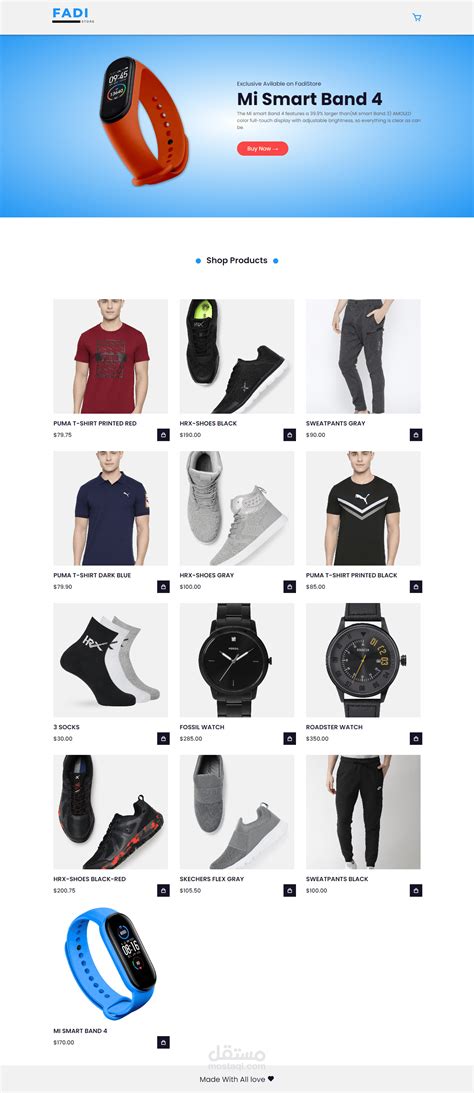 Fadi Store By Java Script مستقل