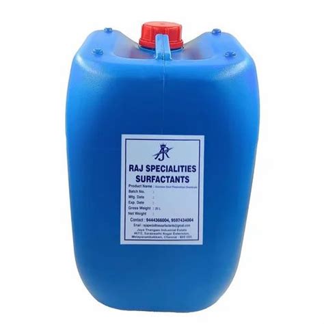 Technical Grade Stainless Steel Passivation Chemicals At ₹ 195litre In