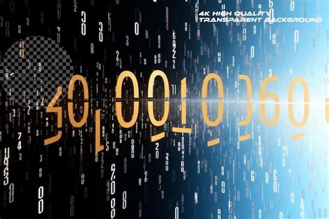 Premium PSD Abstract Futuristic Cyberspace With Binary Code