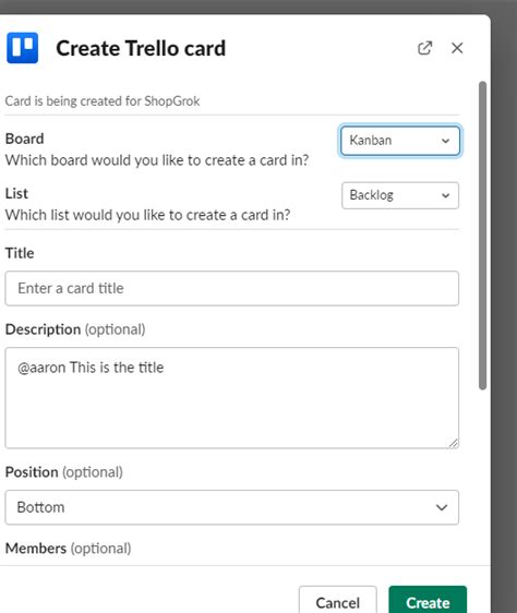 Trello For Slack Trello Add Task Command No Lon