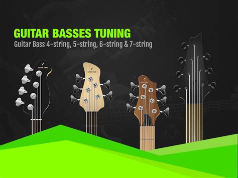 List Of Bass Tunings Guitar Tuner Guitar Tunio