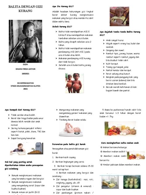 Leaflet Gizi Kurang Pdf