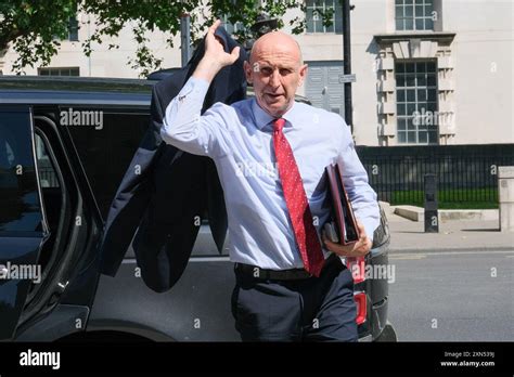 John Healey Mp Secretary Of State For Defence Arrives In Whitehall For