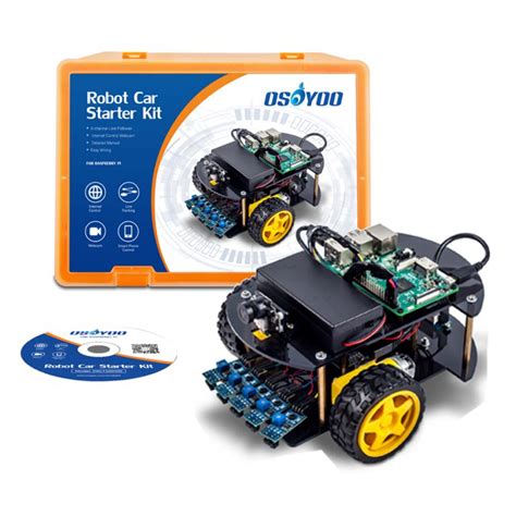 Raspberry Pi Robot Car Diy Learning Kit Tutorial Guide Modeldkct100400