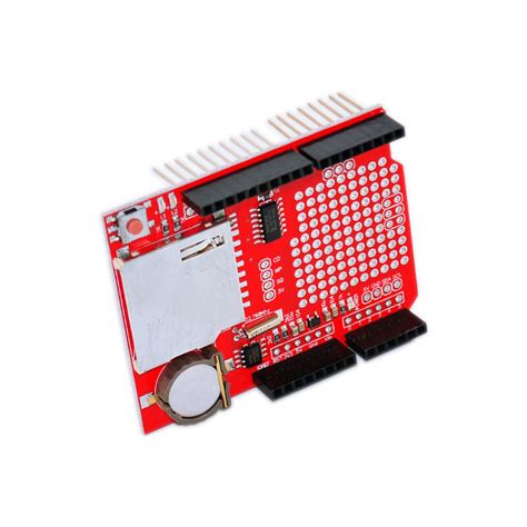 Data Logging Shield With SD Card Slot And Real Time Clock Tempero Systems Shopping