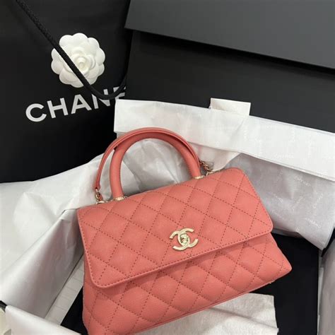 예물가방 샤넬 코코핸들 코랄핑크 스몰사이즈 가격정보 예물 예단 네이버 블로그