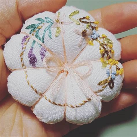 프랑스자수주말 주말저녁급만들어본 핀쿠션 좋다조으다 자수