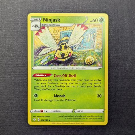 Ninjask 014 185 Equinox Cards
