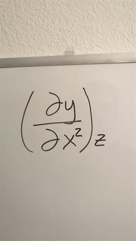 Can Someone Tell Me What This Partial Derivative Means I Got It On My