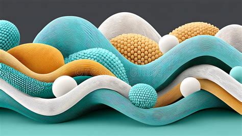 Dynamic Abstract Waves In Vibrant Colors Create Visually Striking Pattern Evoking Sense Of