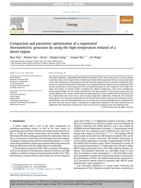 Pdf Comparison And Parameter Optimization Of A Segmented