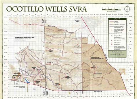 Ocotillo Wells Map The Best Off Road Trails In Ocotillo Wells