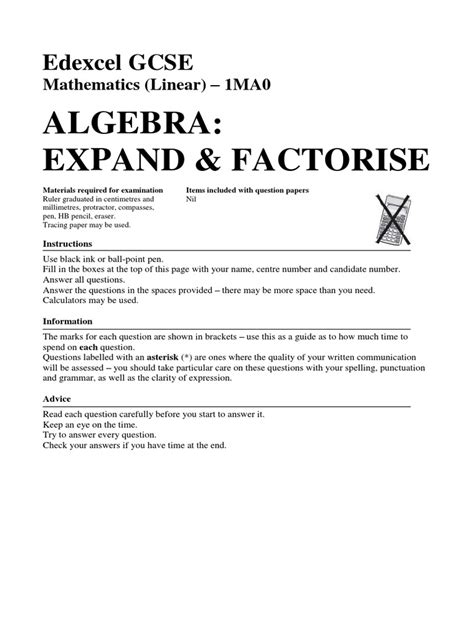 edexcel gcse mathematics linear 1ma0 alg pdf mathematics