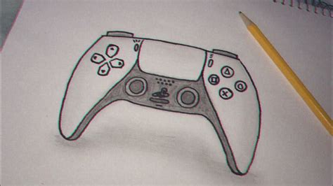 Drawing A Ps5 Controller Youtube