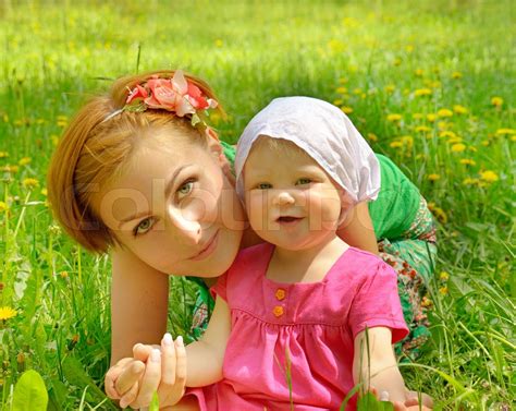 Mor Og Datter Stock Foto Colourbox