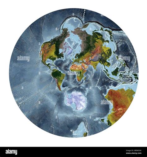 Stereographic Projection Map
