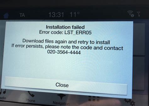 Sync 3 Update Error Can Anyone Help Audio And Electronics Ford