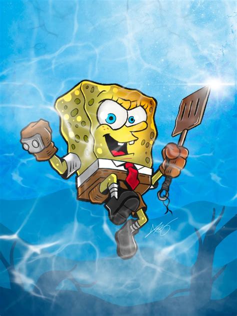 Spongebob The Warrior Spongebob Character Design Warrior