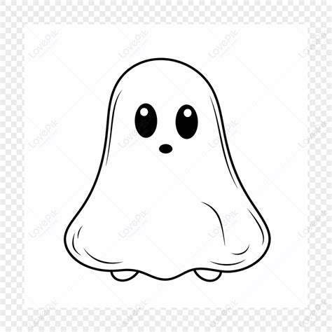 아이들을 위한 귀여운 색칠공부 유령 색칠공부주둥이개요 예술 Png 일러스트 무료 다운로드 Lovepik