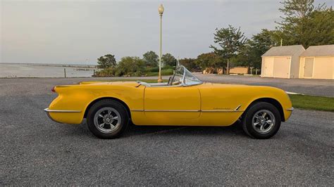 Corvettes For Sale Cool Yellow White 1954 Corvette With A 350 375 Hp