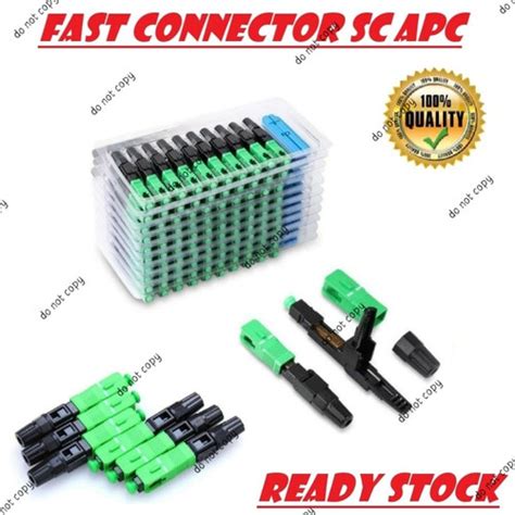 Jual Fast Connector Sc Apc Fiber Optic Konektor Sc Apc Hijau Hijau Jakarta Barat Alat Ukur
