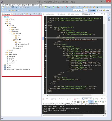como alterar a visualização apresentada no eclipse stack overflow em