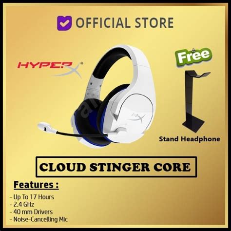 Jual Hyperx Cloud Stinger Core Wireless Gaming Headset Shopee Indonesia