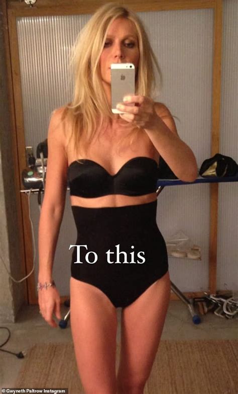 Gwyneth Paltrow 50 Looks Fit In A Black Bra And Grandma Undies During