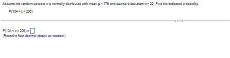 Solved Assume The Random Variable X Is Normally Distributed Chegg
