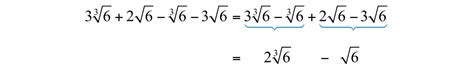 Adding And Subtracting Radical Expressions